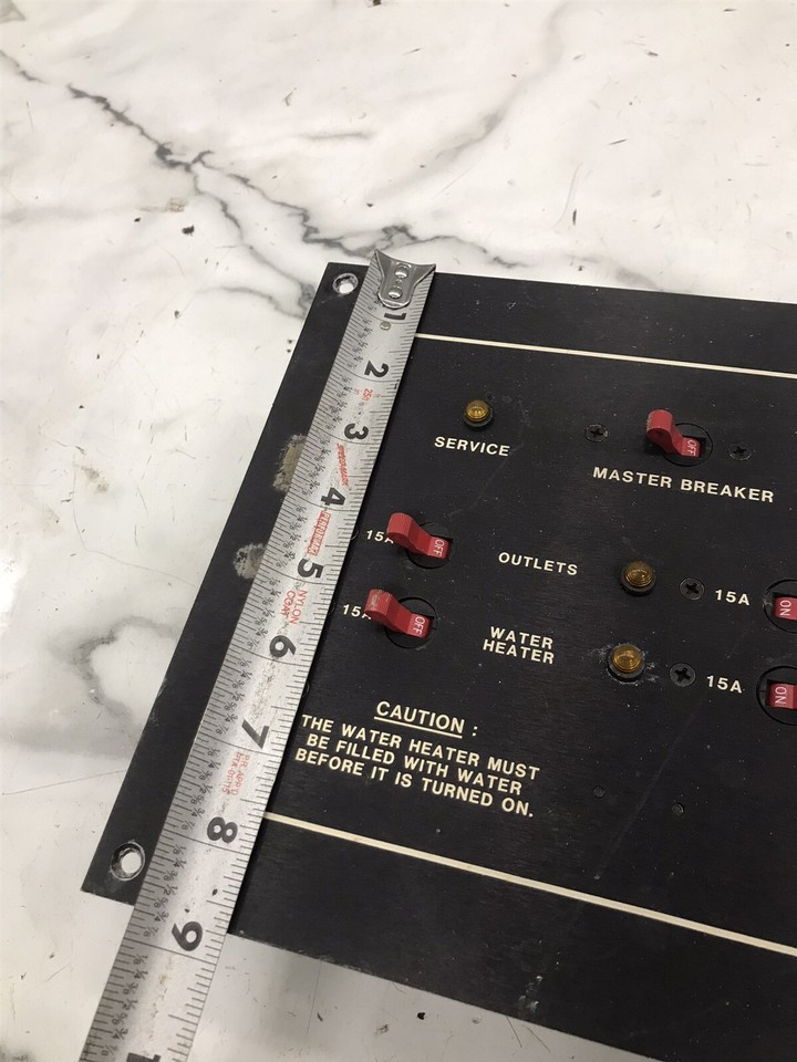 Sail Boat Marine AC Erickson Yachts master breaker switch control board ...