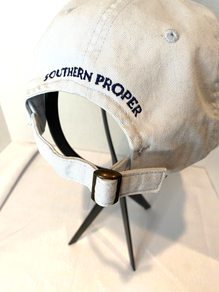 Southern Proper Cap Adjustable Back Strap Light Blue Logo Embroidered ...