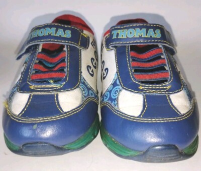 Thomas The Train Shoes Sz 8 Sneakers Tank Engine Full Steam Ahead | eBay
