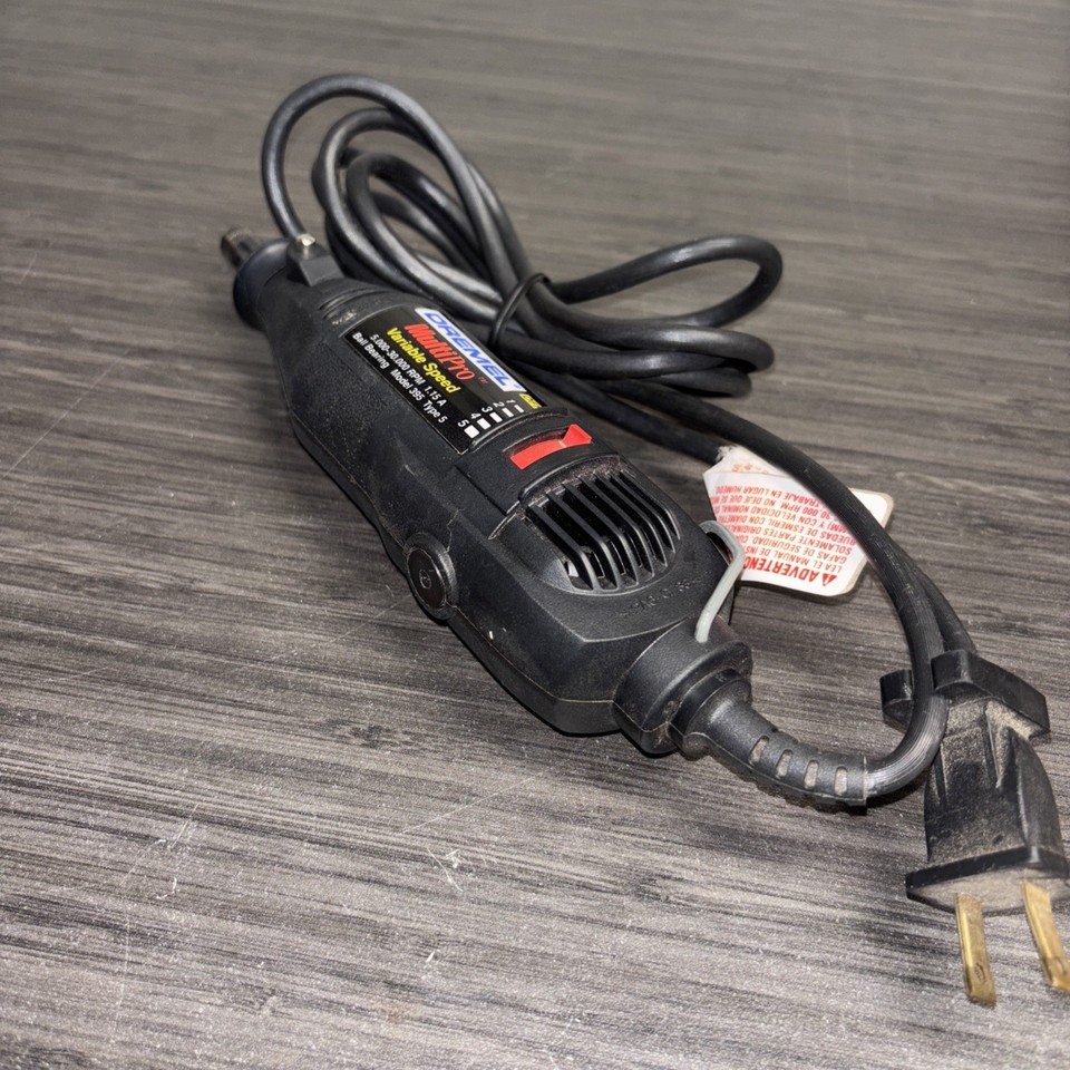 Dremel Multipro Variable Speed Moto Tool Model 395 Type 5 Corded Black ...