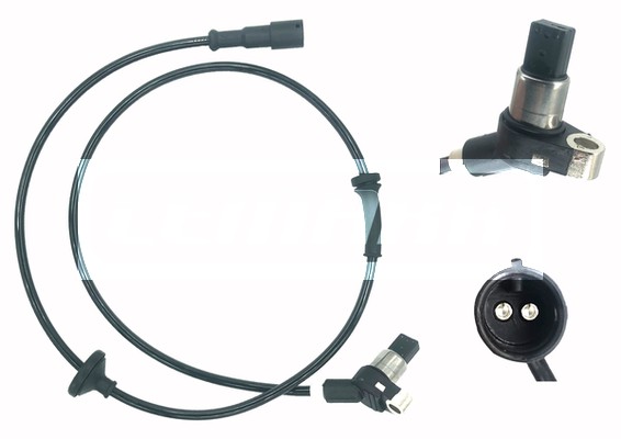 ABS Sensor fits VW CORRADO 53I 2.9 Rear 91 to 95 ABV Wheel Speed Lemark ...