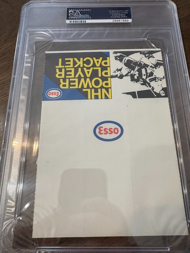 1970 Esso Power Players W/TAB PSA 6MC Red Berenson Maniago Lemaire Baun ...