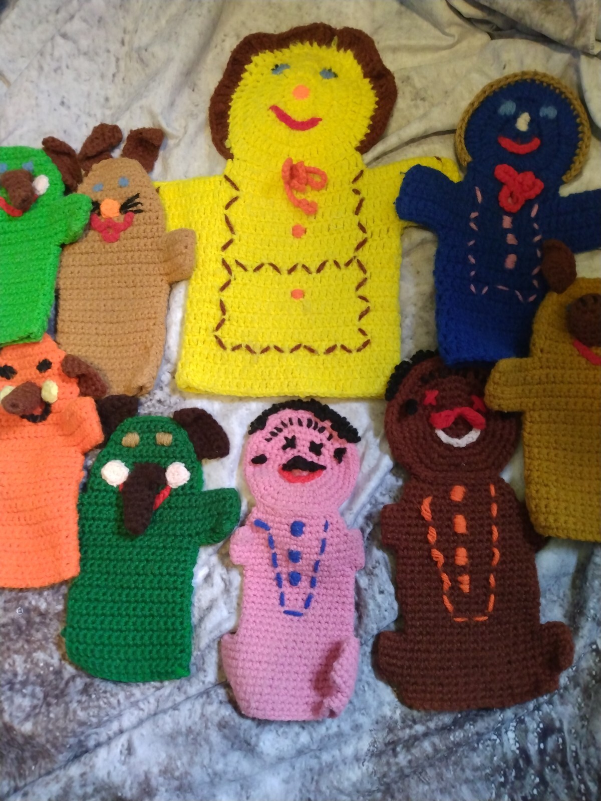 Crochet Puppets (9) Handle Puppets | eBay