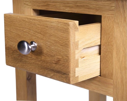 Small Oak Console Table | Solid Wood Hall Side/End/Telephone/bedside ...