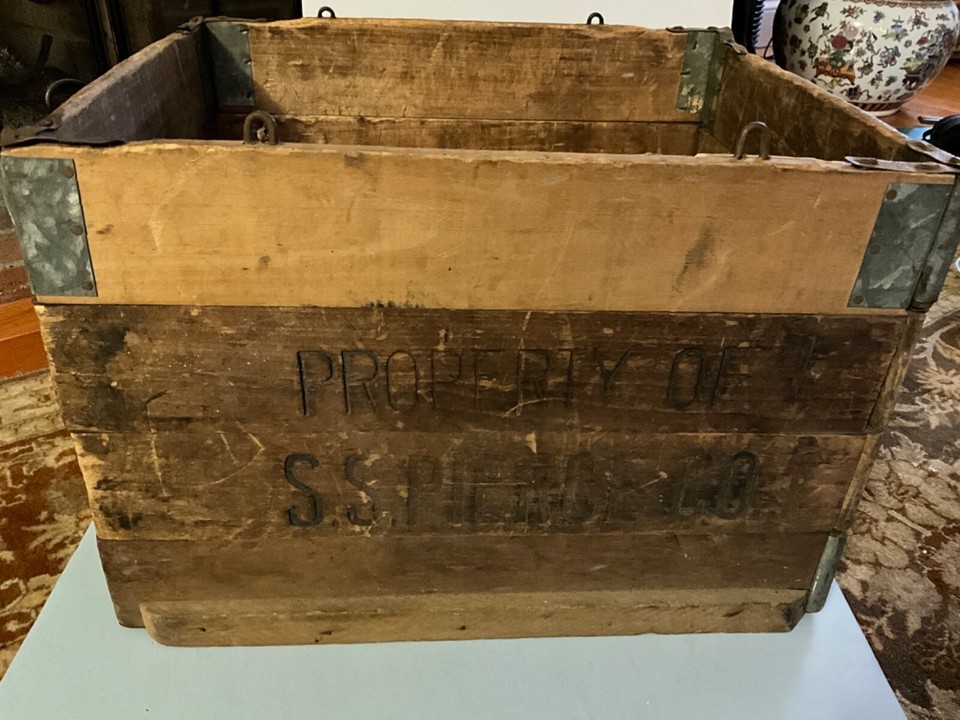 c. 1800-1900’s S.S. Pierce Co Boston Antique Vintage Wood Crate | eBay
