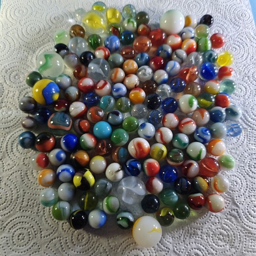 Lot Of Vintage Assorted Glass Marbles Vitro Akro Cac Master | eBay