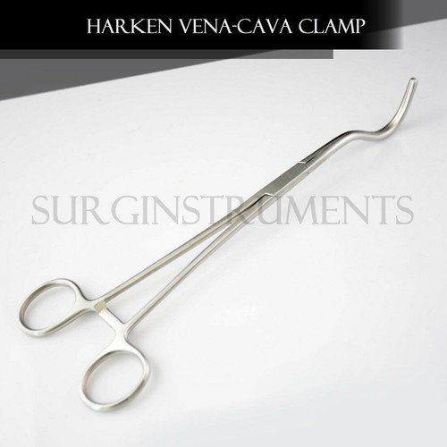 DeBakey Harken Atraumatic Vascular Clamp Forceps 9 3/4" Stainless ...