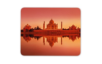 Taj Mahal India Sunset Mouse Mat Pad - Yamuna River Agra Gift Computer ...