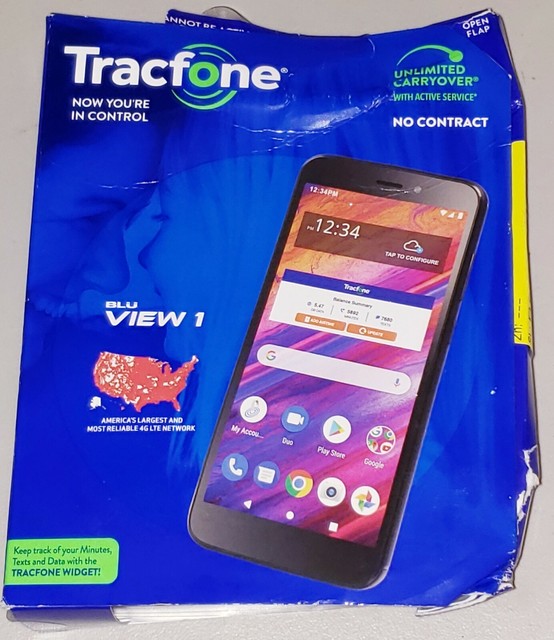 Tracfone BLU View 1 16gb Prepaid Smartphone Phone for sale online | eBay