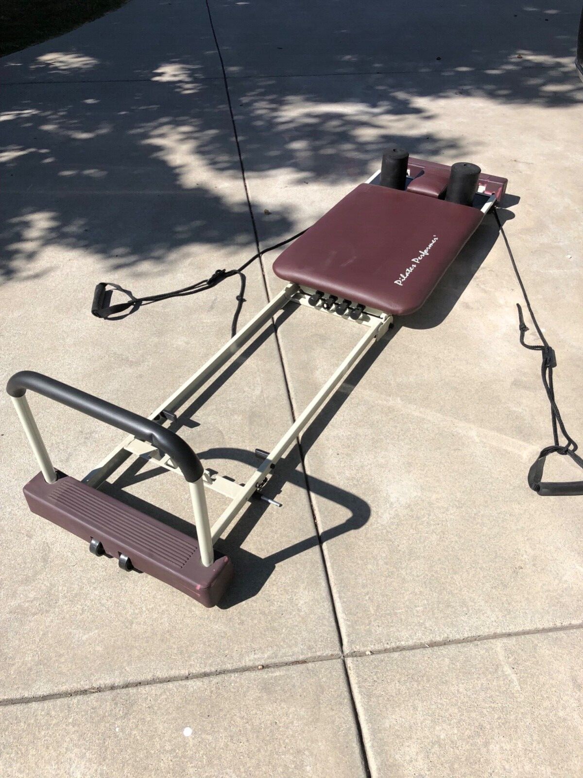 Stamina Pilates Performer Exercise Machine Maroon fitness. | eBay