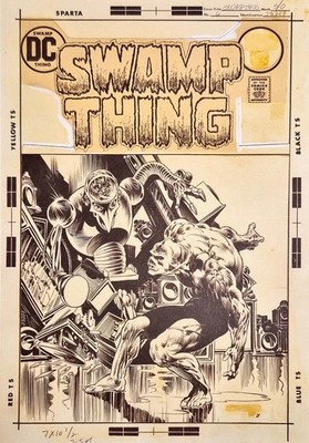 Swamp Thing #6 Classic Bernie Wrightson Original Art Print Framed Cover ...