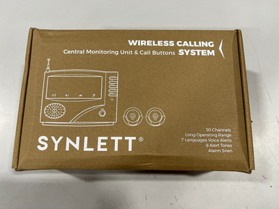 Synlett Wireless Calling Centeral System Monitoring Unit & Call Buttons | eBay