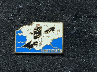 a PINS PIN ENAMEL ARMEE SOUS MARIN SUBMARINE AMETHYSTE DCN ARTHUS ...