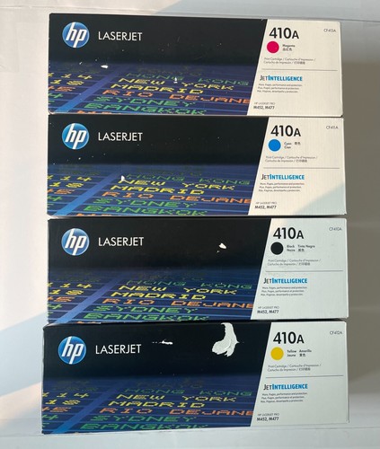 HP 410A Toner Cartridge Set 4-Pack BCMY for Color LaserJet Pro M452 ...