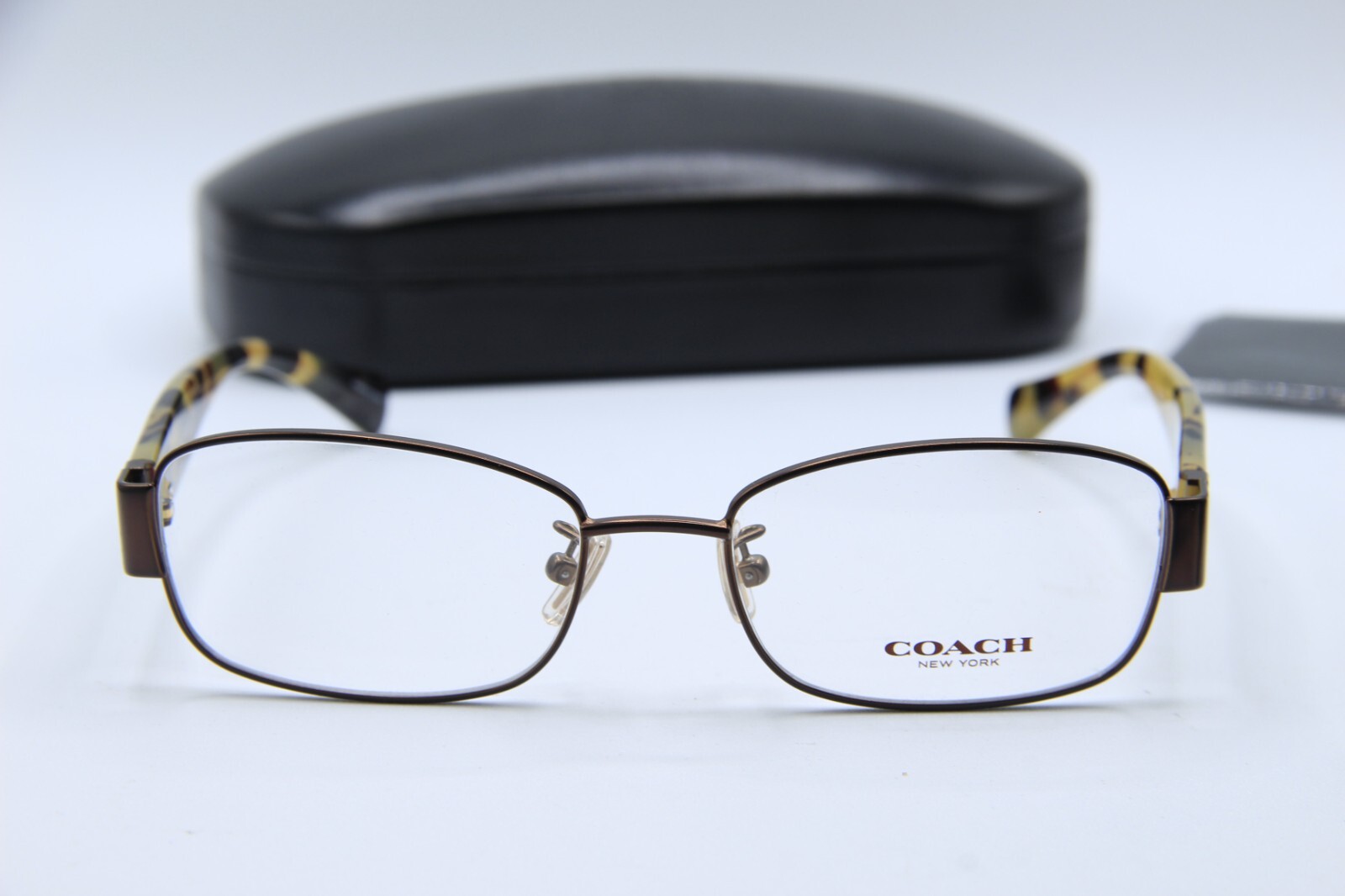 NEW COACH HC 5075 9245 BROWN HAVANA GOLD AUTHENTIC FRAMES EYEGLASSES 53 ...