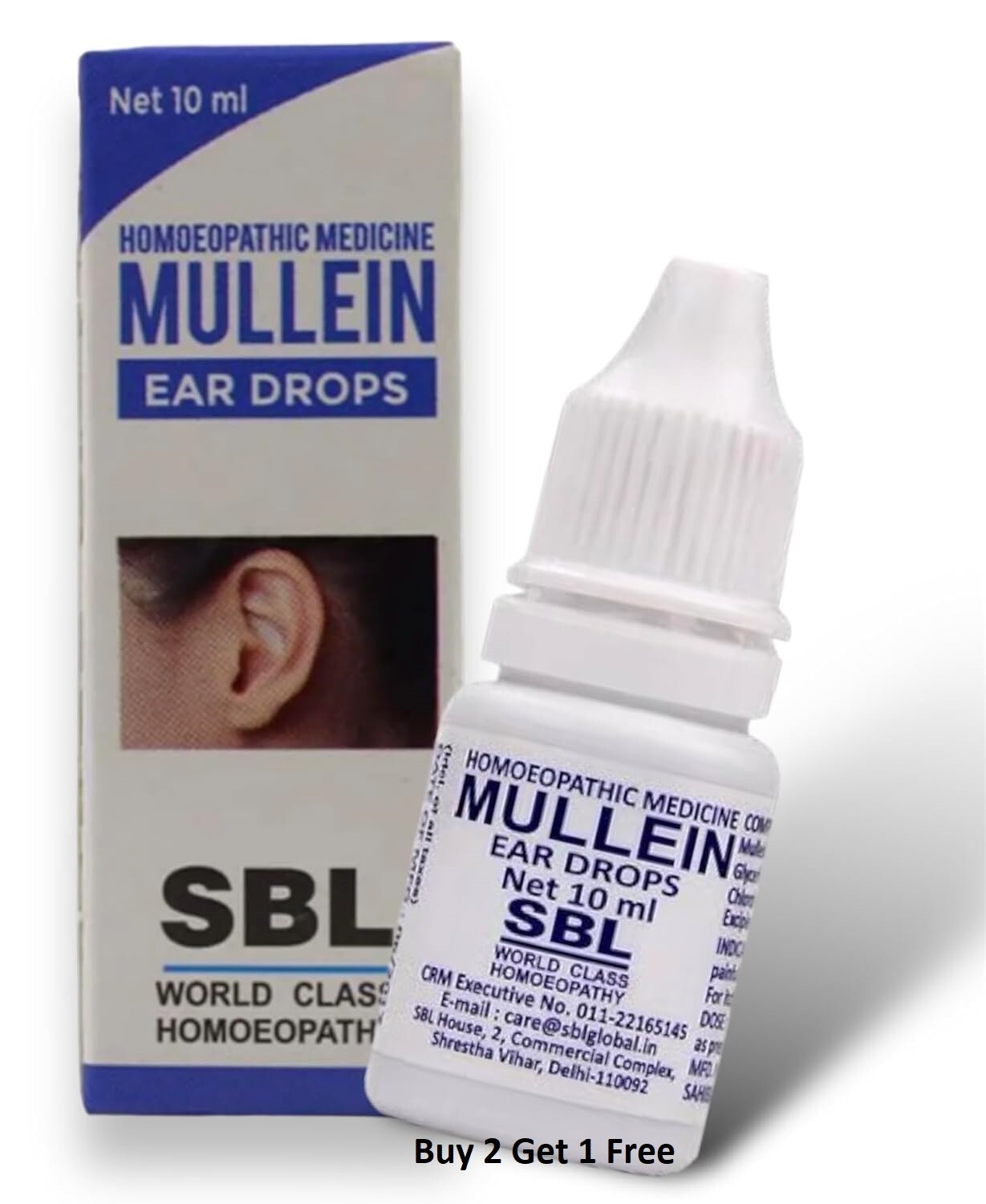 SBL Homeopathic Mullein Ear Drops (10 ml) Buy 2 Get 1 Free | eBay