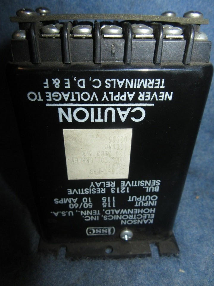 KANSON ELECTRONICS 1213-1-B-B 110 Ohms 1 Year Warranty | eBay
