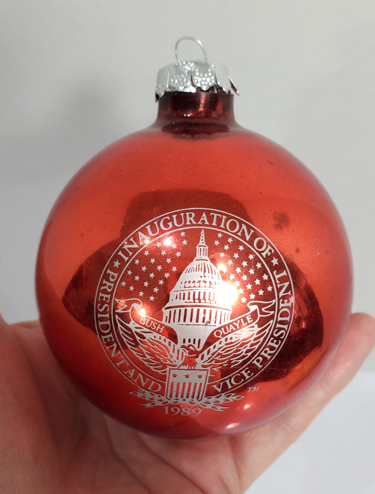 1989 Inauguration Of President And Vice President Christmas Ornament ...