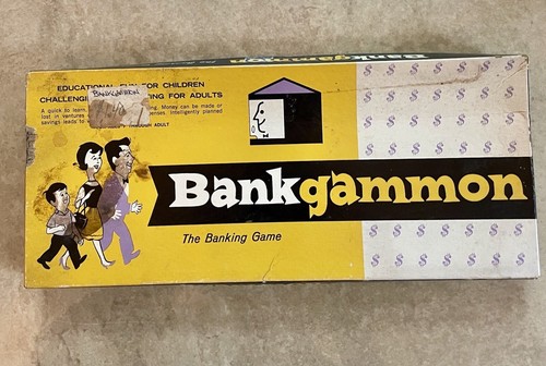 Bankgammon The Banking Game Complete 1963 vintage | eBay