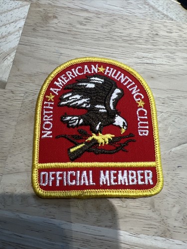 North American Hunting Club Offical Member Vintage Embroidered Patch ...