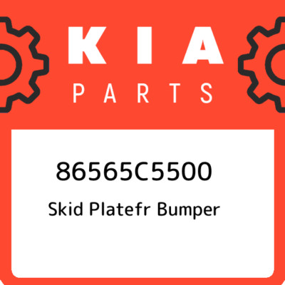 86565C5500 Kia Skid platefr bumper 86565C5500, New Genuine OEM Part | eBay