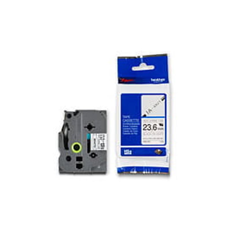 Brother HSE-251 23.6mm Black on White Heat Shrink Tube - Combatible ...