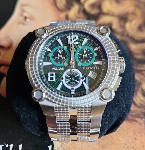 Men's wristwatch Swiss Chronograph Renato Vulcan in Box ETA.251.272 | eBay