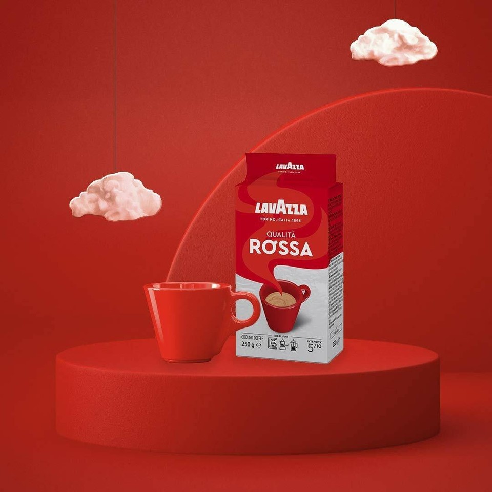 4 X Lavazza Qualita Rossa Ground Coffee (4 x 250g) 8000070035805 | eBay UK