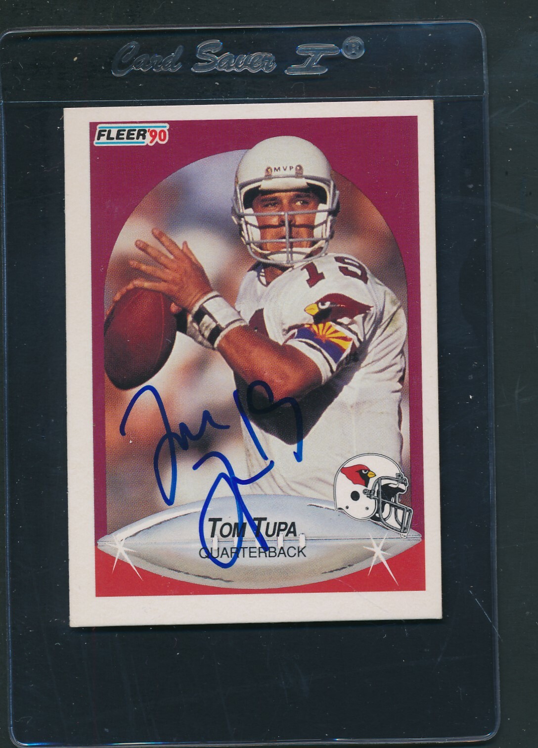 1990 Fleer #341 Tom Tupa Cardinals Signed Auto *E3096 | eBay