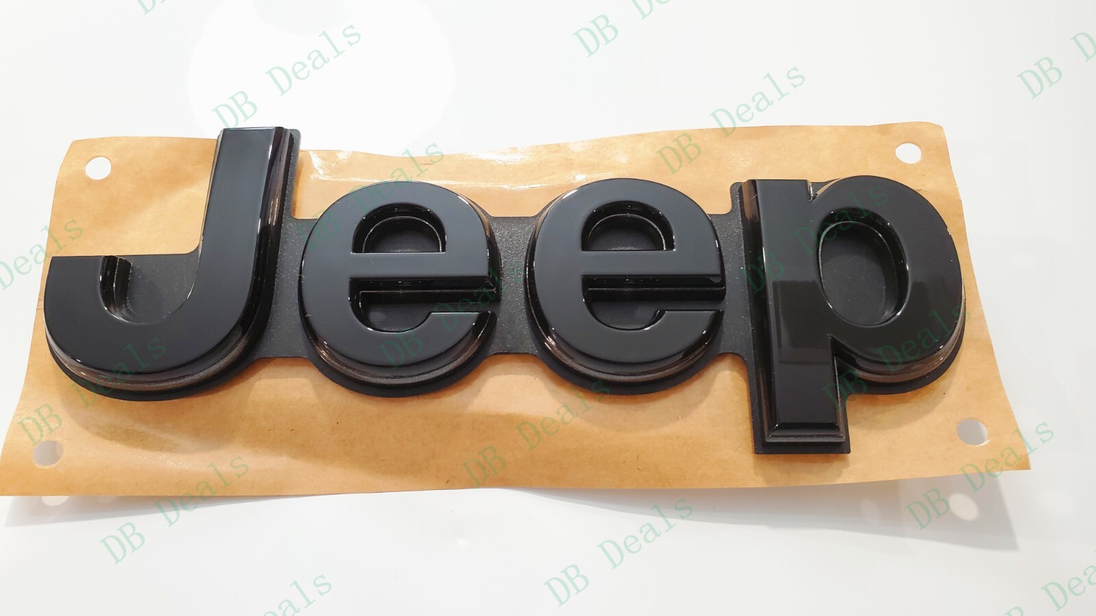 2PCS Gloss Black Gray Front Rear Jeep Emblems Fit 2021+ Jeep Grand ...