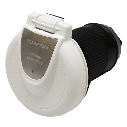 Furrion F52INR-PS Boat Shore Power Inlet 50A 125/250V White Round | eBay