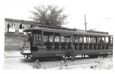 1940's CONNECTICUT CO. TROLLEY PHOTO, DERBY AVE-YALE FIELD, NEW HAVEN ...