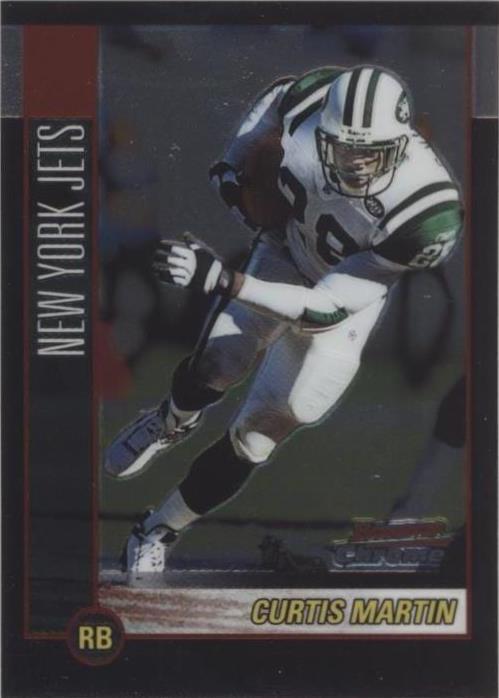 2002 Bowman Chrome - Curtis Martin #4 for sale online | eBay