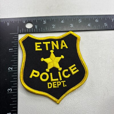 ETNA POLICE DEPT. Police Shoulder Patch 51D6 | eBay