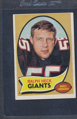 1970 Topps #127 Ralph Heck Giants EX *693 | eBay