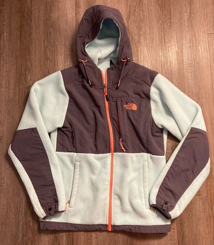 The North Face Women’s Denali Jacket Small Zip Up Fleece Colorblock | eBay