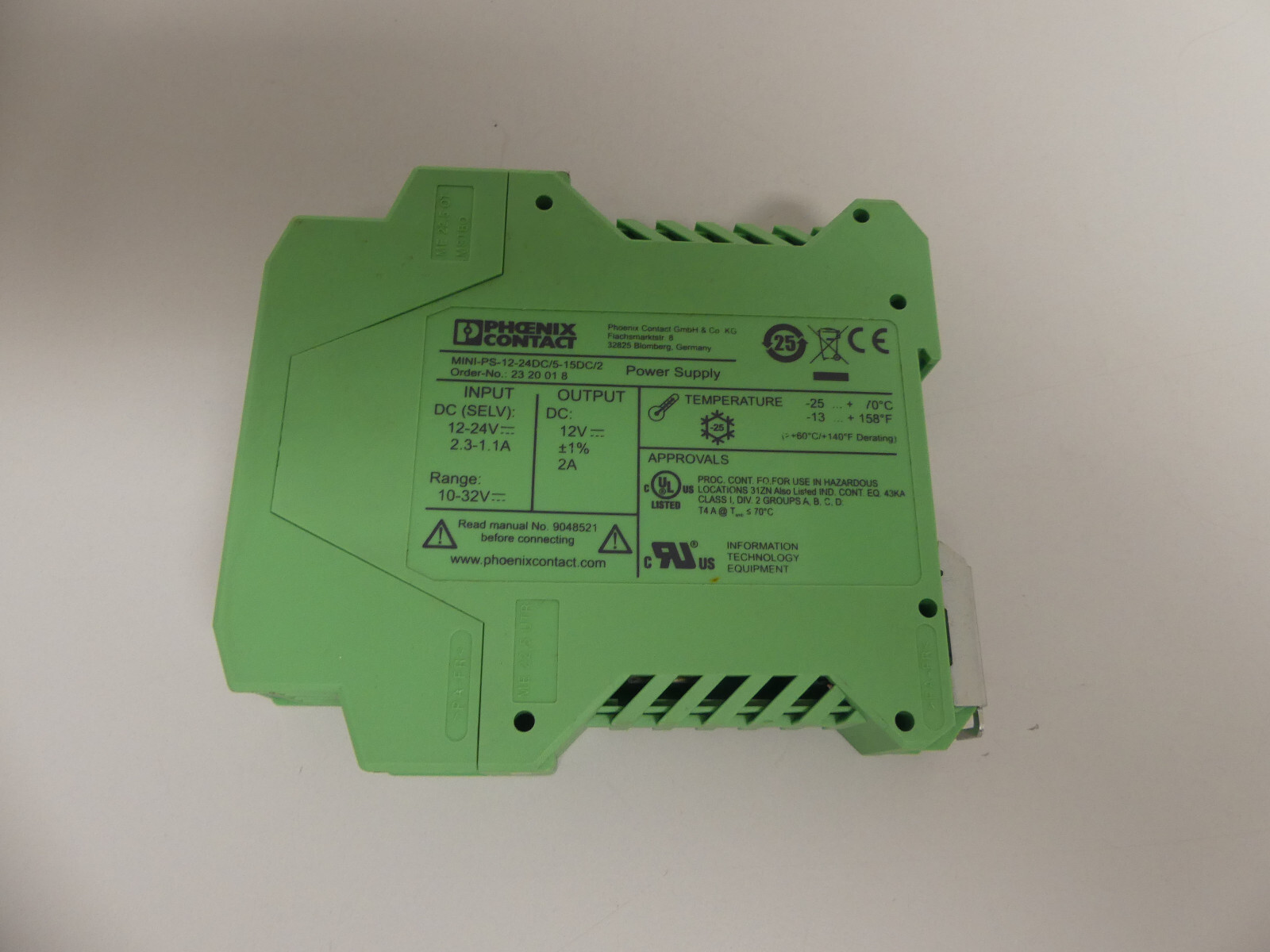 Phoenix Contact MINI-PS-12-24DC/5-15DC/2 2320018 | eBay