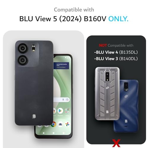 MergeGrip for BLU View 5 Phone Case B160V - [Military Grade Drop Indigo ...