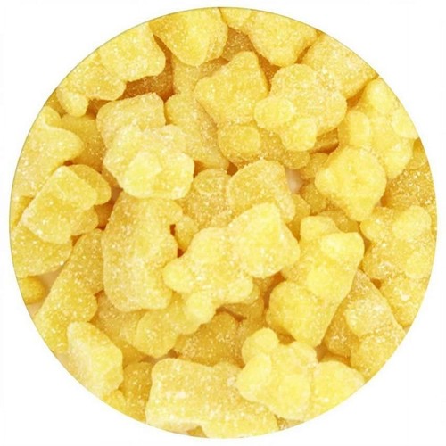 Yellow Gummy Bears Sugared, Yellow Candy Lemon Flavored, The Hampton ...