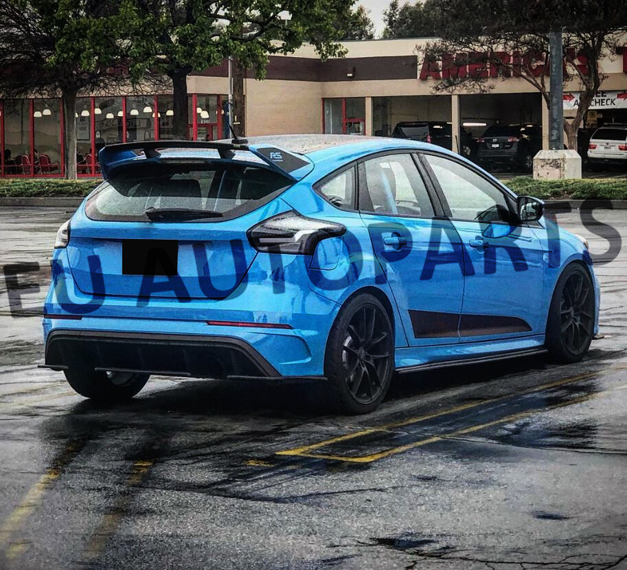 FOR FORD FOCUS RS STYLE 2012-18 MK3 REAR BOOT ROOF SPOILER EXTENSION ...