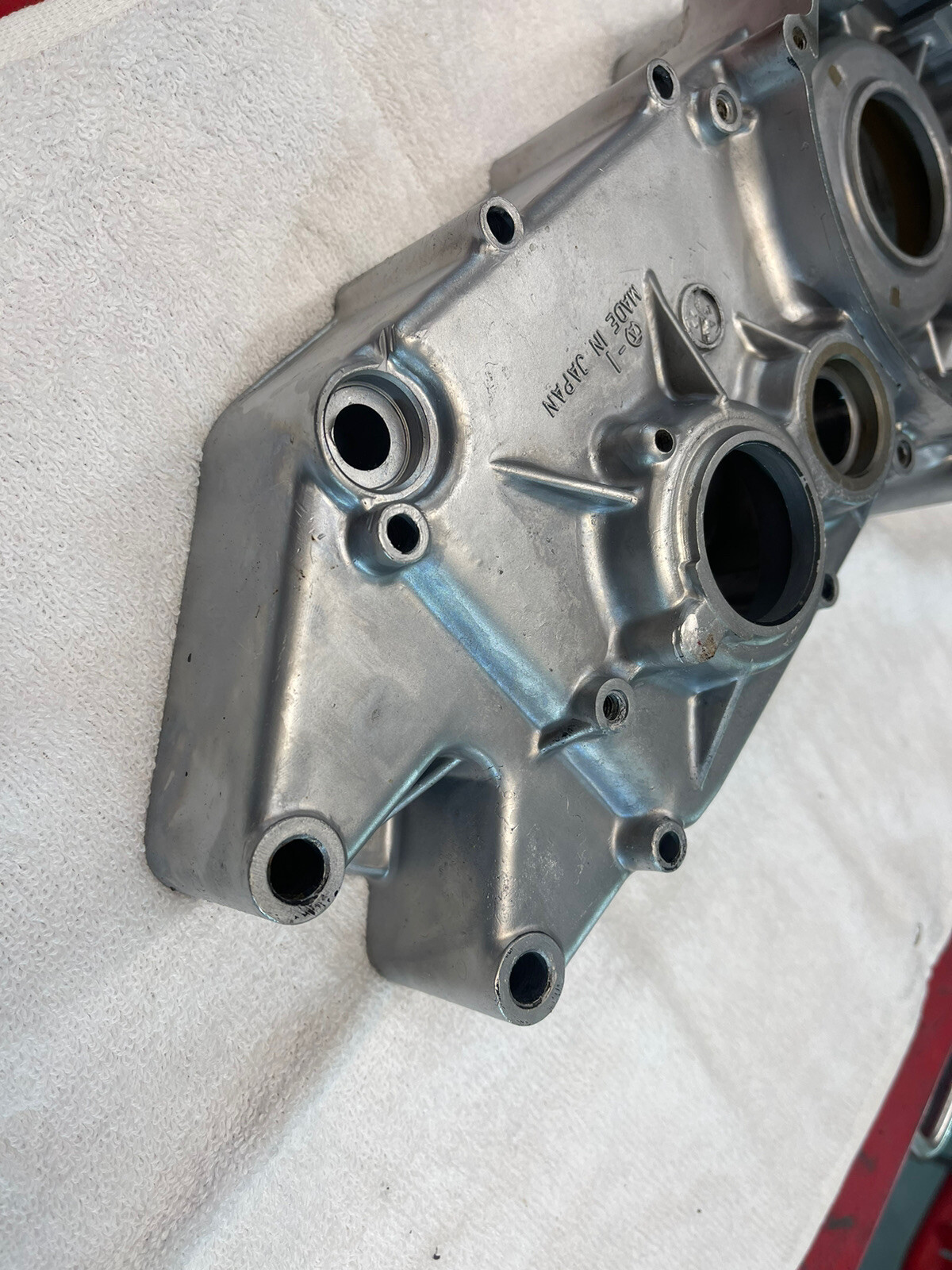 damaged Kawasaki KX400 1975 1976 Engine Crank Case 14001-072 K lot 1949 ...