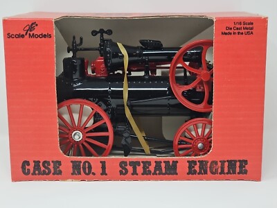 VINTAGE SCALE MODELS ERTL CASE NO. 1 STEAM ENGINE DIECAST 1:16 SCALE ...