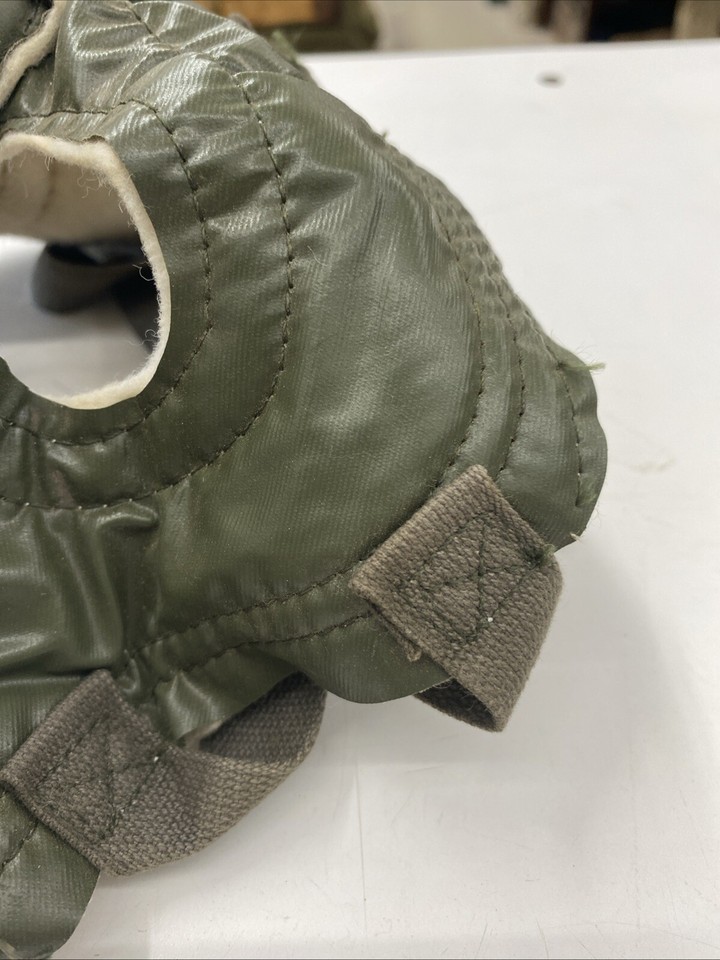 Vintage USGI Military Extreme Cold Weather Insulated Face Mask OD Green ...