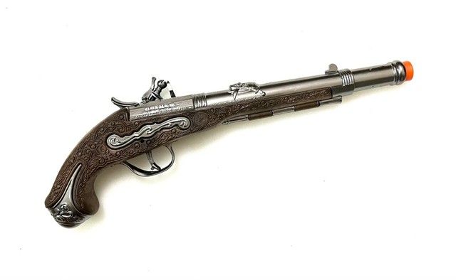 Gonher Cowboy Pirate Flintlock Pistol Made in Spain Toy Gun 12” for ...