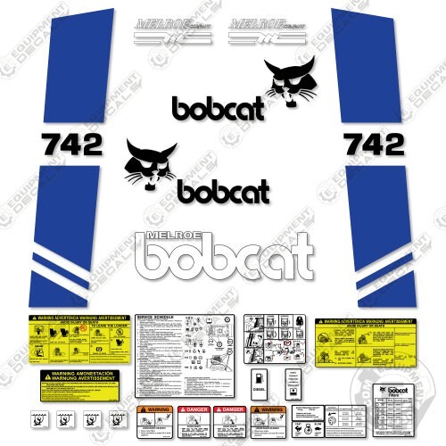 Fits Bobcat 742 Decal Kit Skid Steer Style C (1981-1991) - 7 YEAR 3M ...
