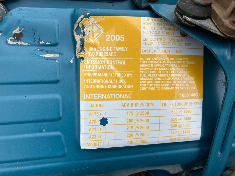 2005 International 6.0 VT365 Turbo Diesel Engine Core | eBay