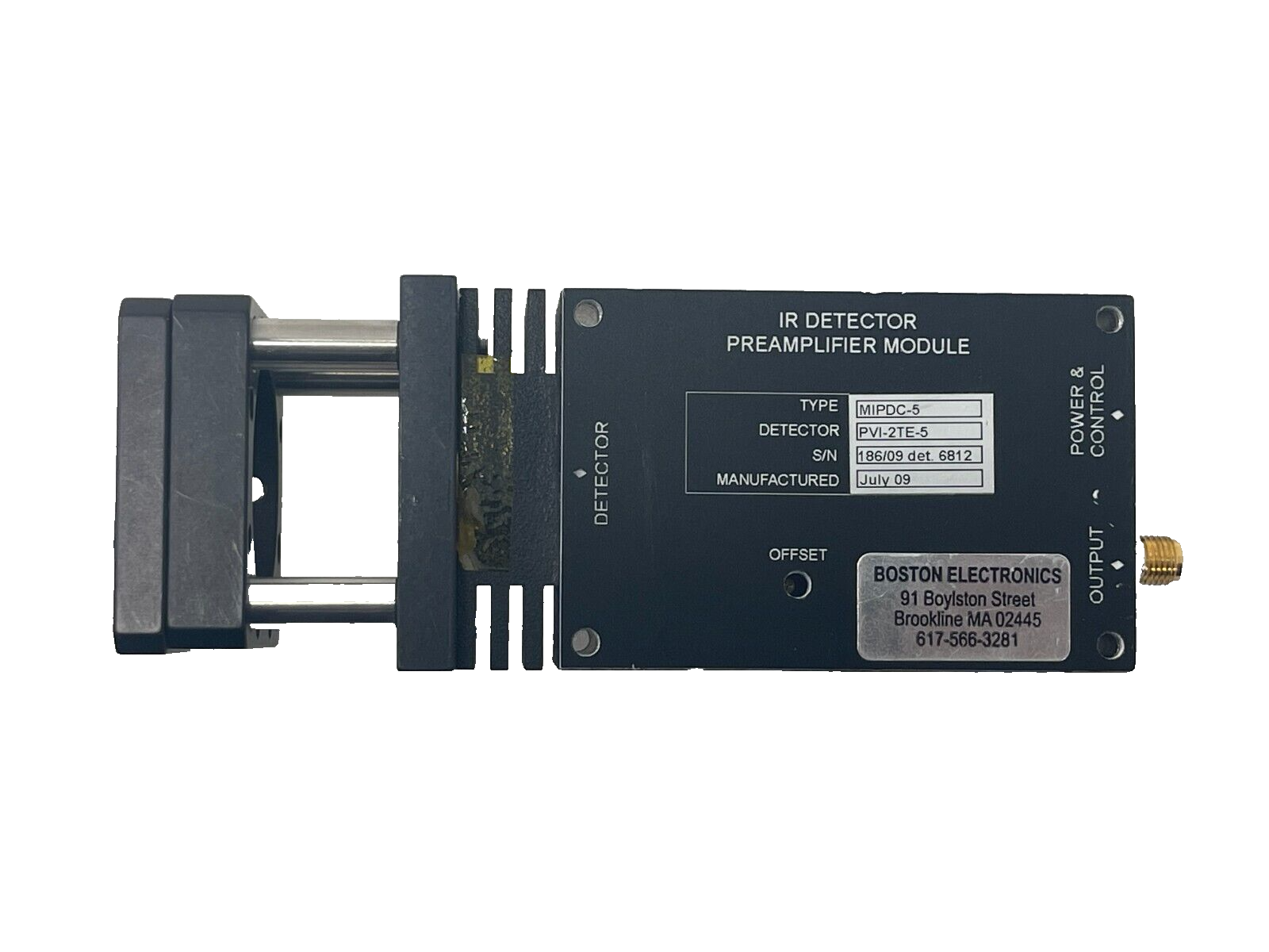 PVI-2TE-5 TWO-STAGE IR PHOTOVOLTAIC IR DETECTOR NICE UNIT & GOOD DEAL ...