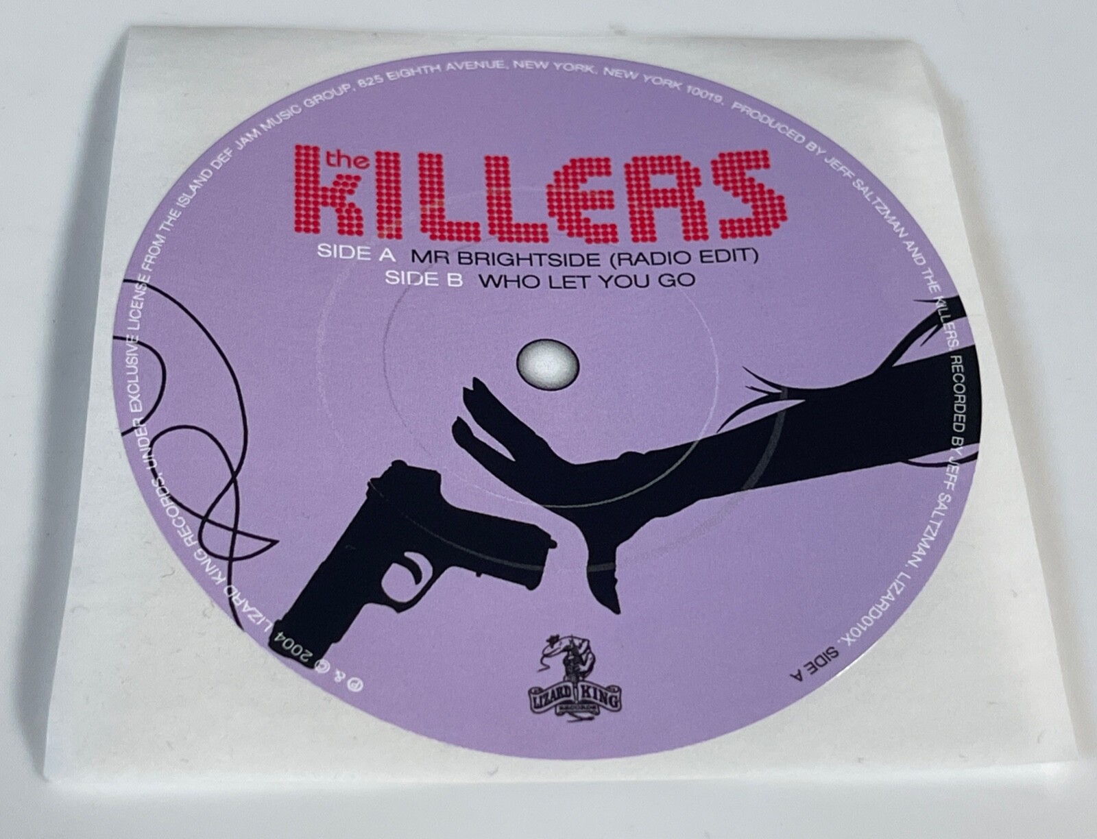 The Killers. Repro record label sticker. Mr Brightside | eBay UK