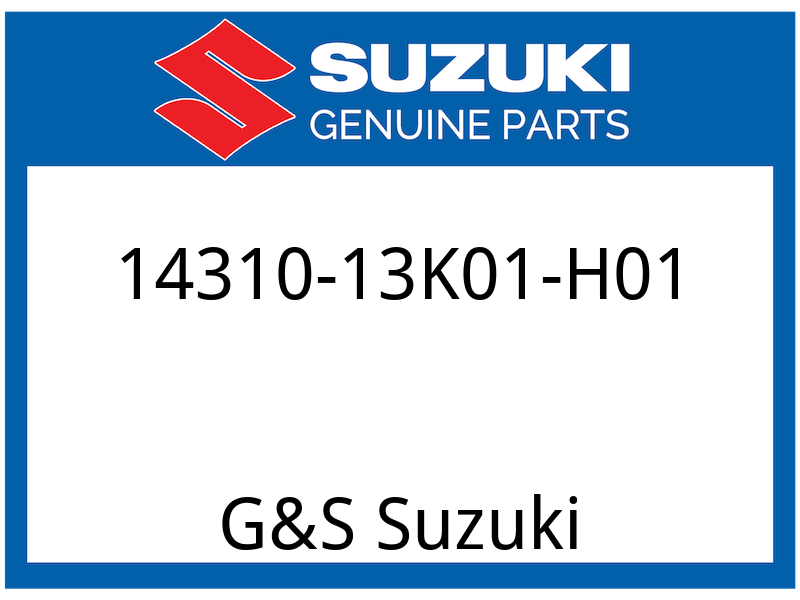 Suzuki OEM Part 14310-13K01-H01 BODY, MUFFLER | eBay