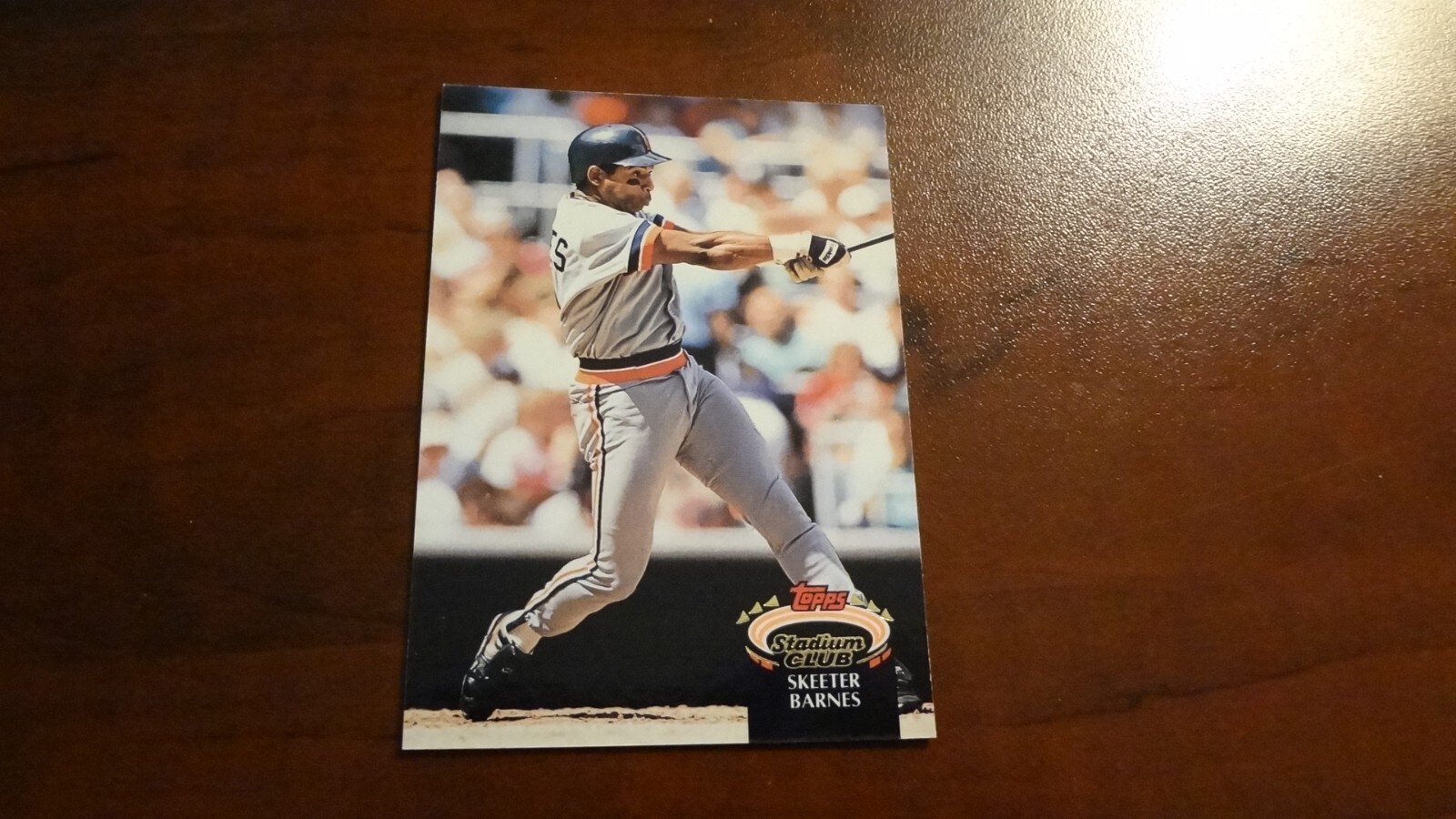 1992 TOPPS STADIUM CLUB #585 SKEETER BARNES BASEBALL CARD | eBay